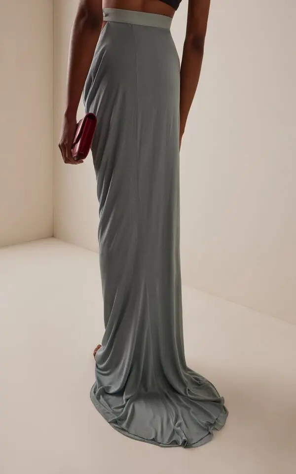 Burc Akyol Caryatid Jersey Maxi Skirt