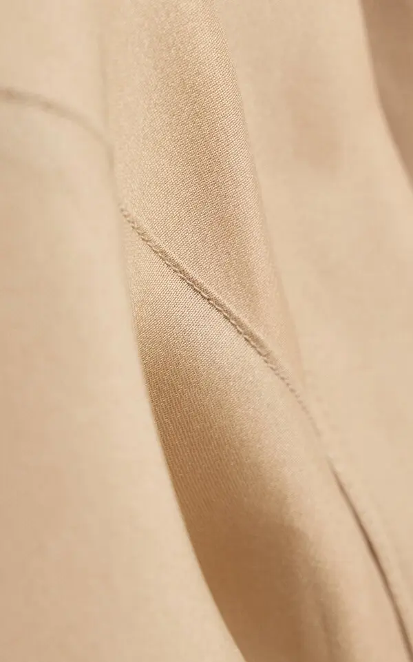 TEMILY Racer Silk Bomber Jacket