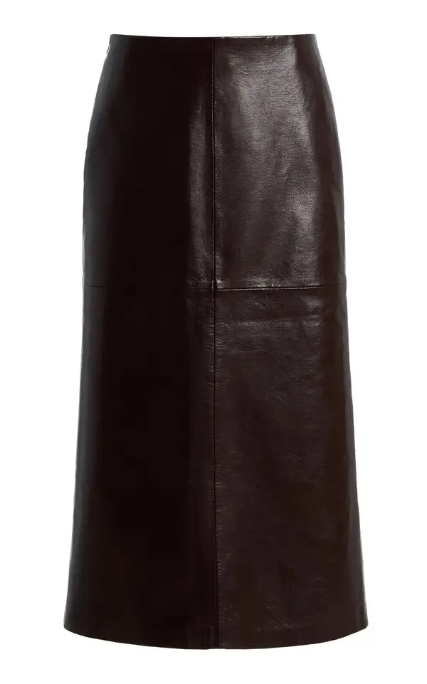 AGOLDE Hikson Recycled Leather Skirt
