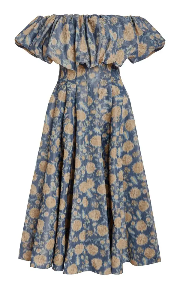 MARKARIAN Freesia Ikat Midi Dress