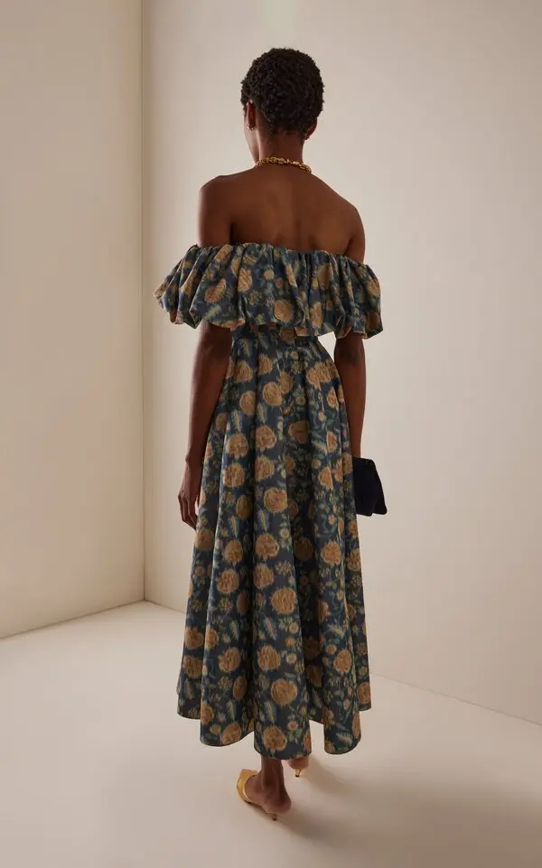 MARKARIAN Freesia Ikat Midi Dress