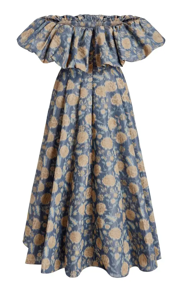 MARKARIAN Freesia Ikat Midi Dress