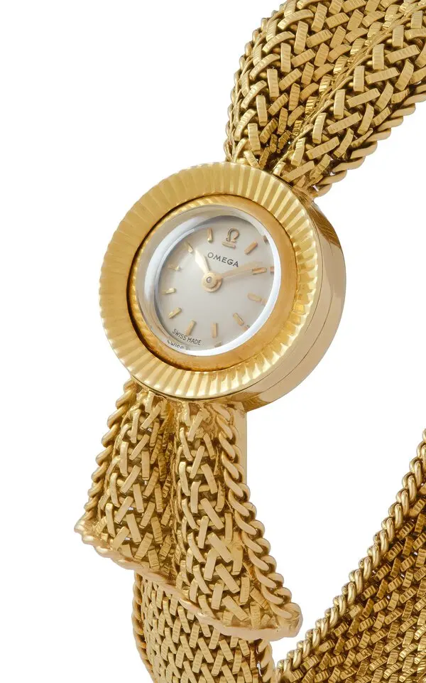 STEPHANIE WINDSOR Vintage Omega Mesh Ribbon Bangle Watch