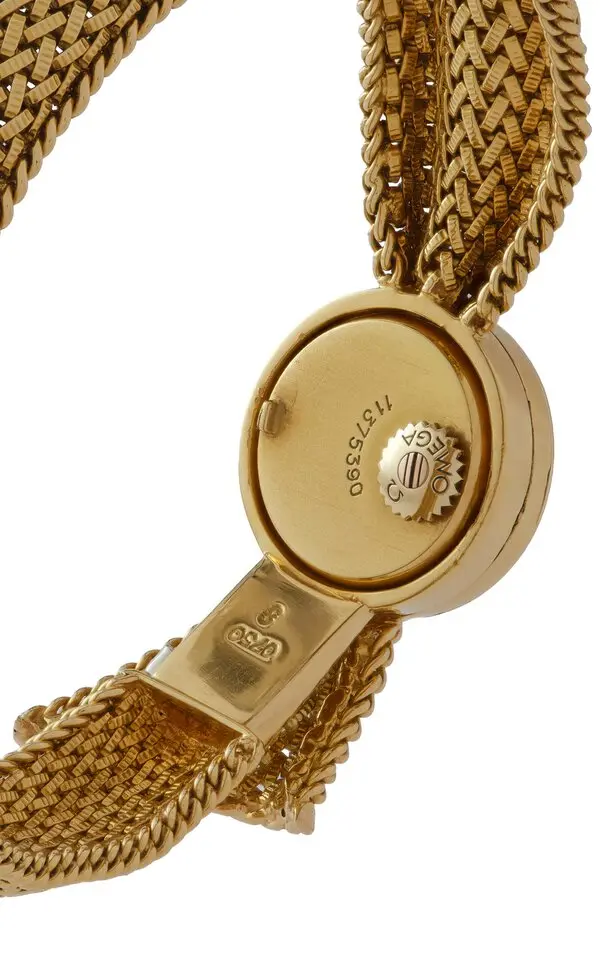 STEPHANIE WINDSOR Vintage Omega Mesh Ribbon Bangle Watch