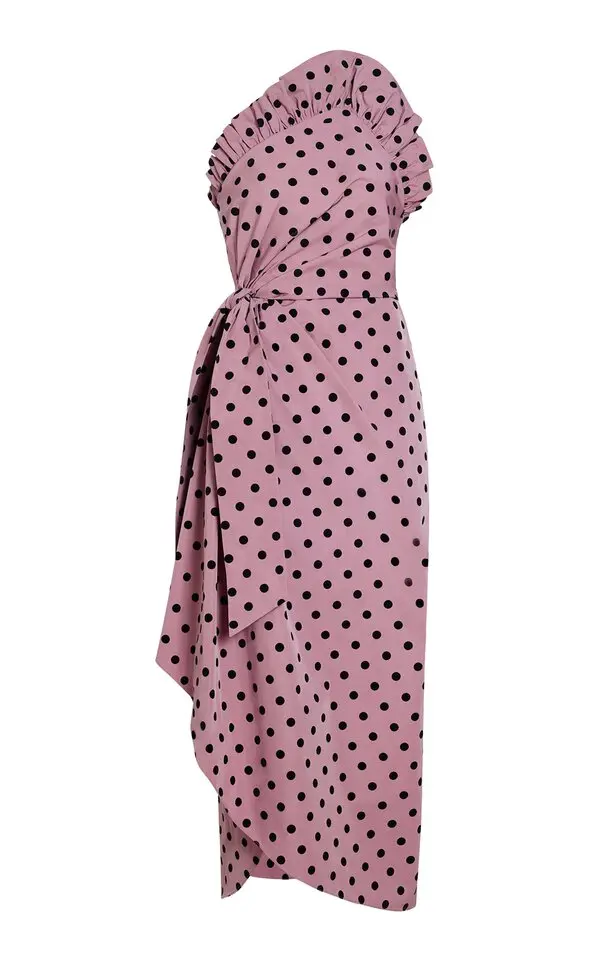 Delphine Charlotte Polka-dot Dress