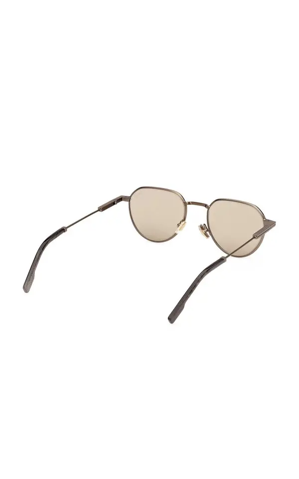 ZEGNA EYEWEAR Zegna Antique Light Gold Sunglasses