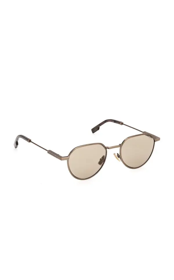 ZEGNA EYEWEAR Zegna Antique Light Gold Sunglasses