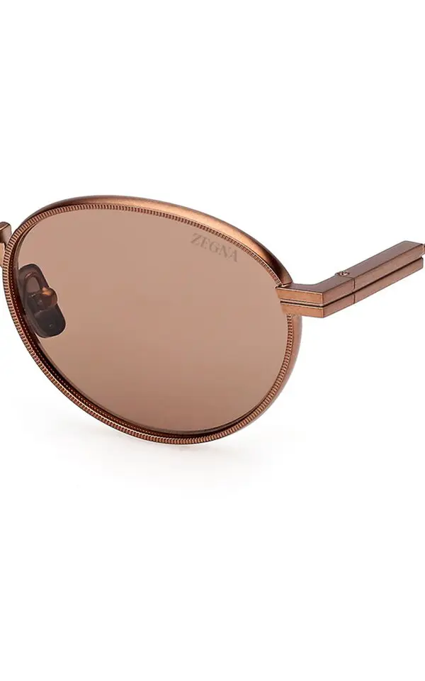 ZEGNA EYEWEAR Zegna Matte Satin Aniline Sunglasses