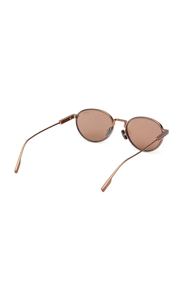 ZEGNA EYEWEAR Zegna Matte Satin Aniline Sunglasses