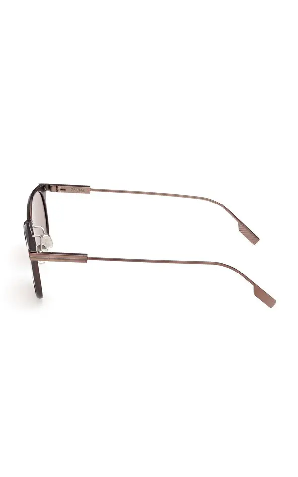 ZEGNA EYEWEAR Zegna Matte Sunglasses - Brown
