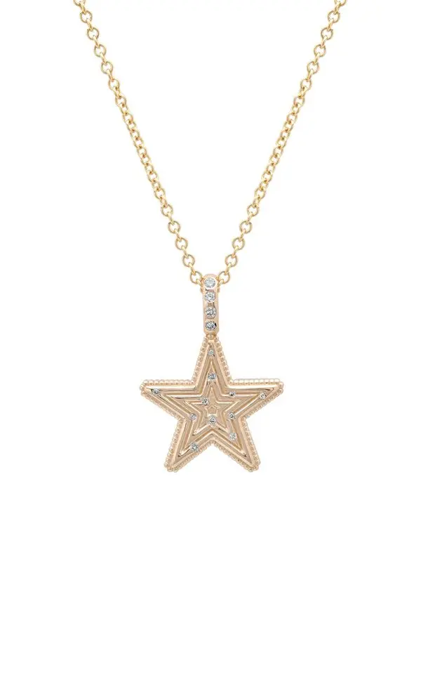 SIG WARD Mini Star Power Diamond Necklace - Gold
