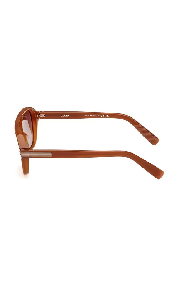 ZEGNA EYEWEAR Zegna Shiny Light Sunglasses
