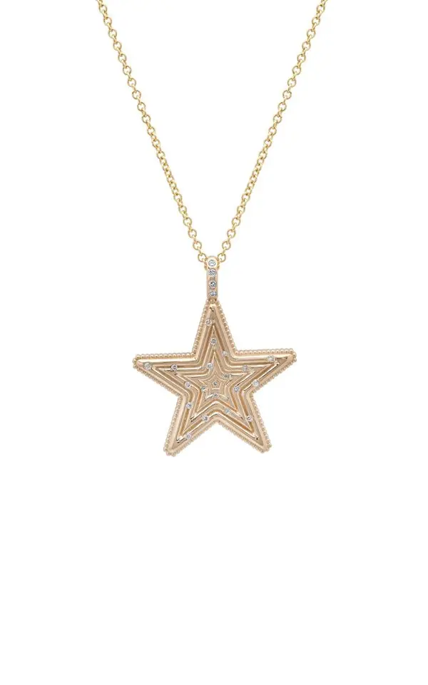 SIG WARD Mega Star Power Diamond Necklace - Gold