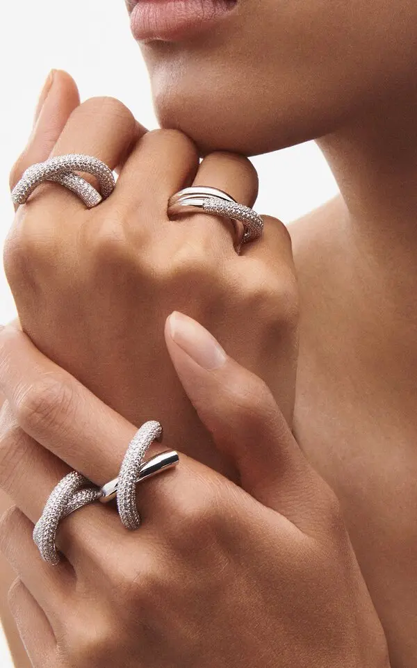 ENGELBERT Infinity Loop Ring Medium Full Pav
