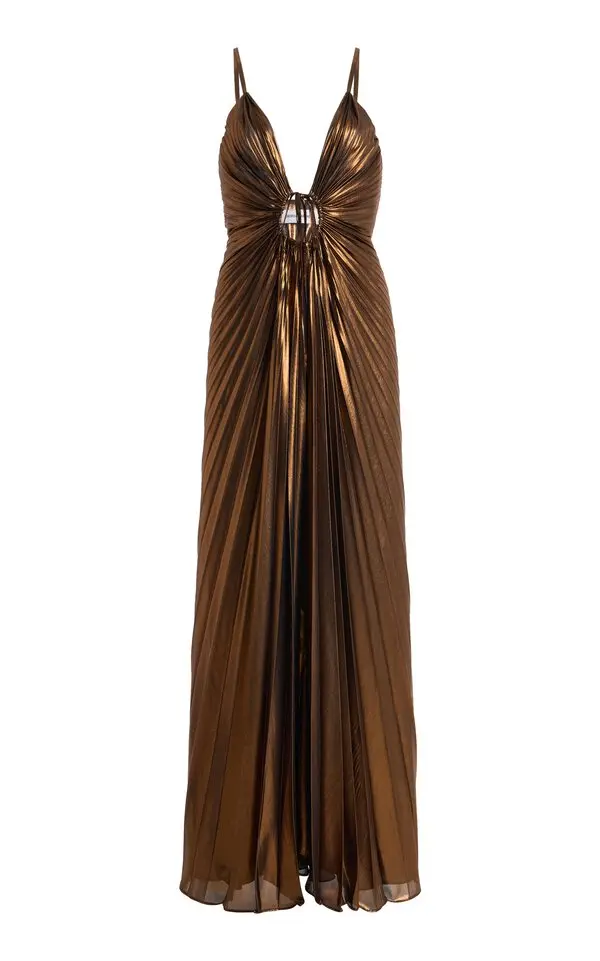 GEORGIA HARDINGE Linear Satin Maxi Dress