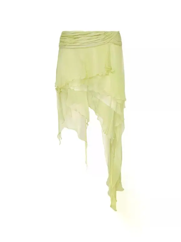 STOLEN STORES Fairy Ruffled Asymmetric Mini Skirt