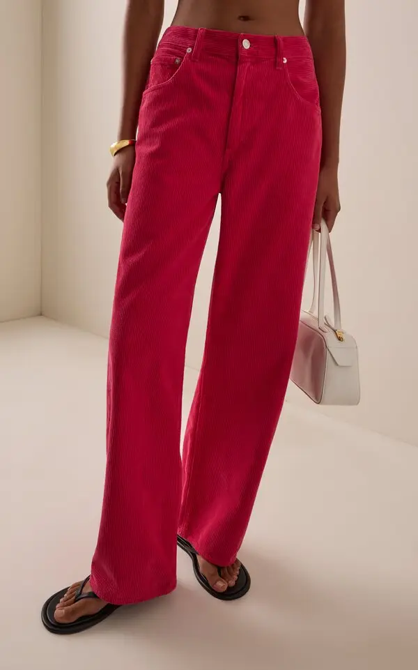 AGOLDE Low Curve Corduroy Jeans