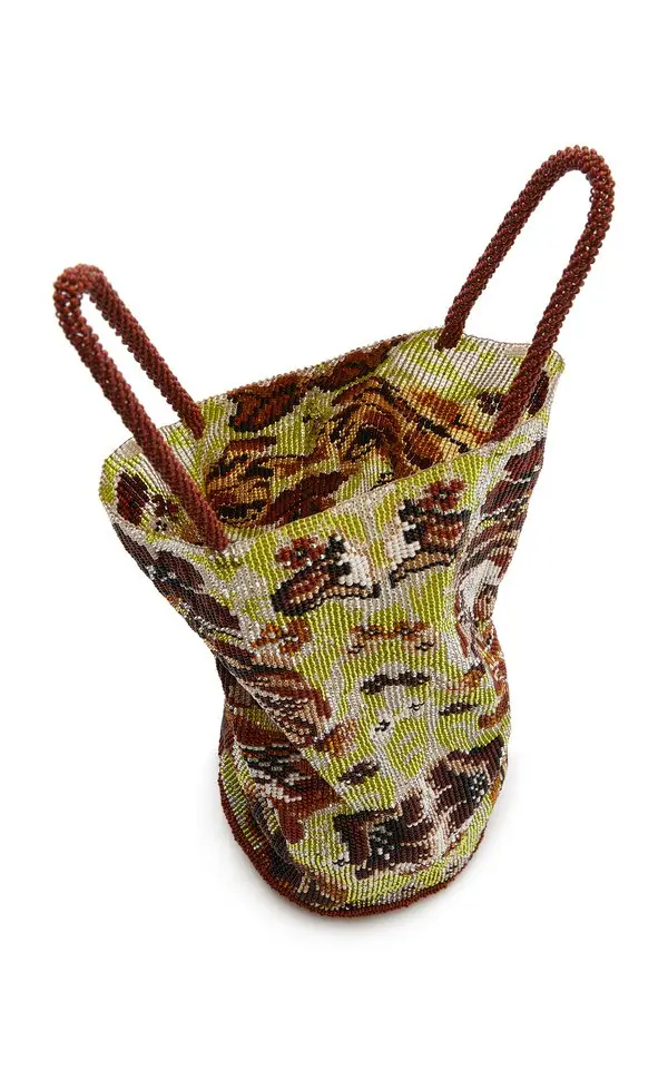 PURA UTZ Lucia Beaded Pouch