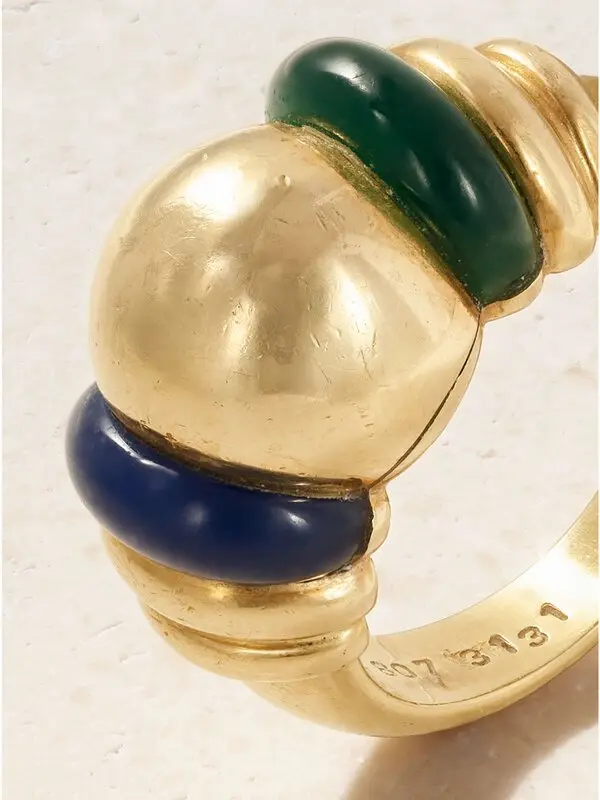 STEPHANIE WINDSOR Boucheron Vintage 1970s Enamel Ring