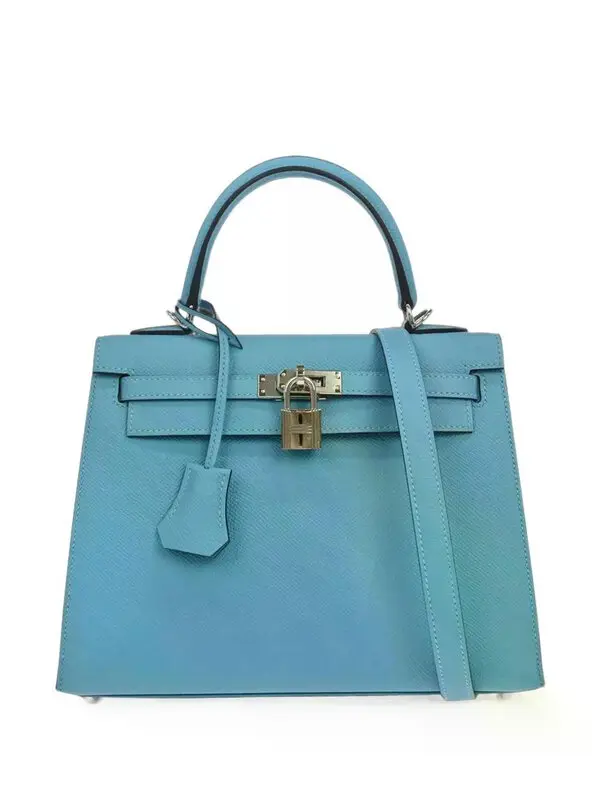 Hermès 2019 25 Kelly Sellier Tote Bag - Blue