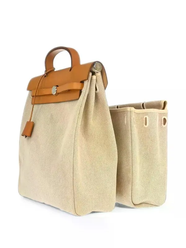 Hermès 1999 Herbag A Dos Toile H Backpack