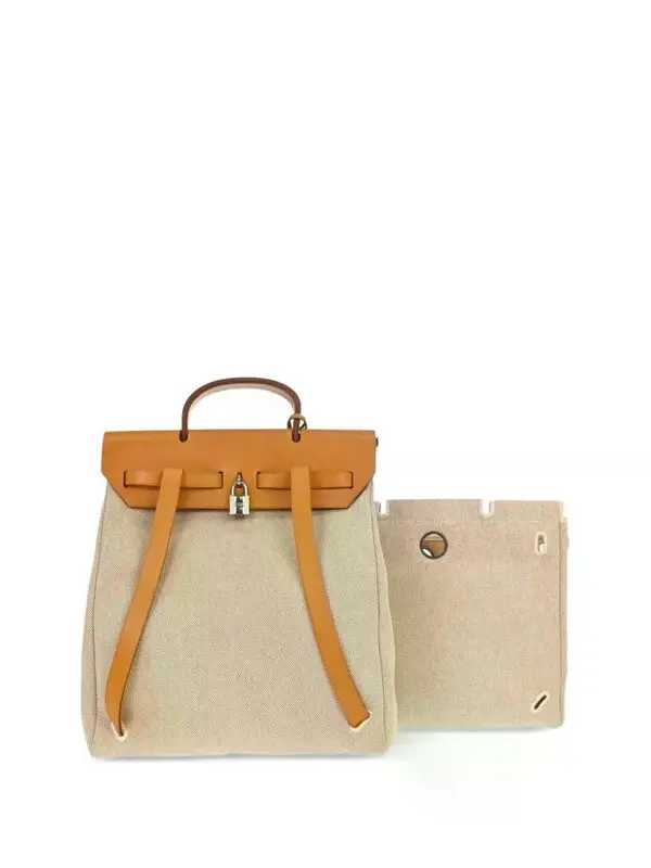 Hermès 1999 Herbag A Dos Toile H Backpack