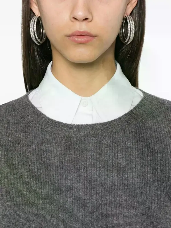 BE YOU Side-slit Cashmere Sweater