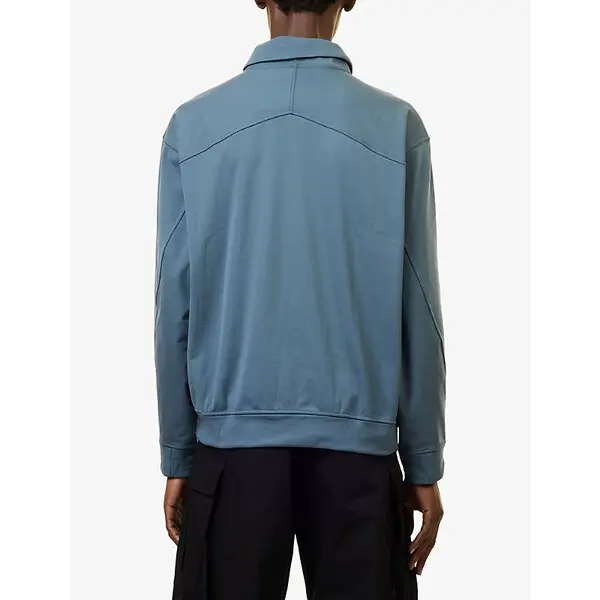 Veilance Consola Jersey Polo Sweatshirt - Neptune