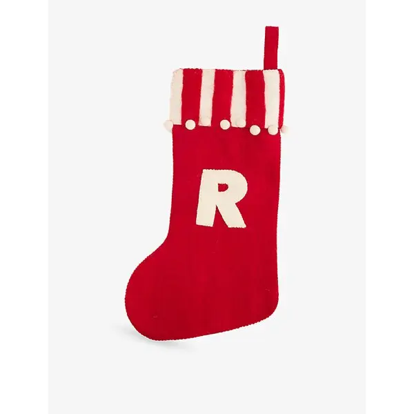 SELFRIDGES Alphabet Letter Christmas Stocing - R
