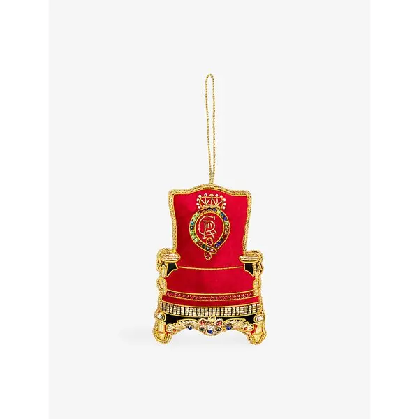 SELFRIDGES EDIT Buckingham Red Throne Christmas Decoration