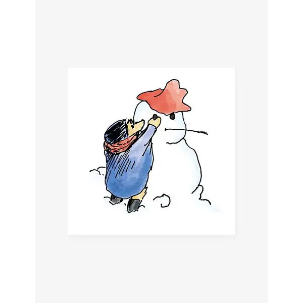 SELFRIDGES EDIT Paddington Makes A Friend Christmas Cards Pack Of Eight - One-color