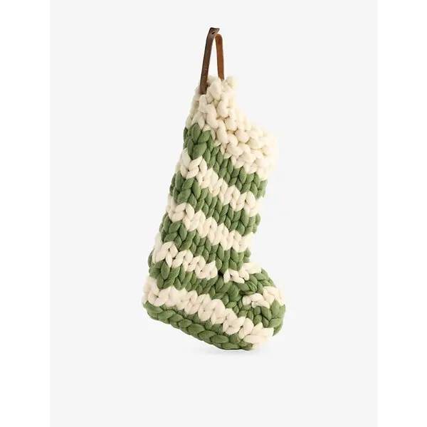 LAUREN ASTON DESIGNS Striped Wool Stocking