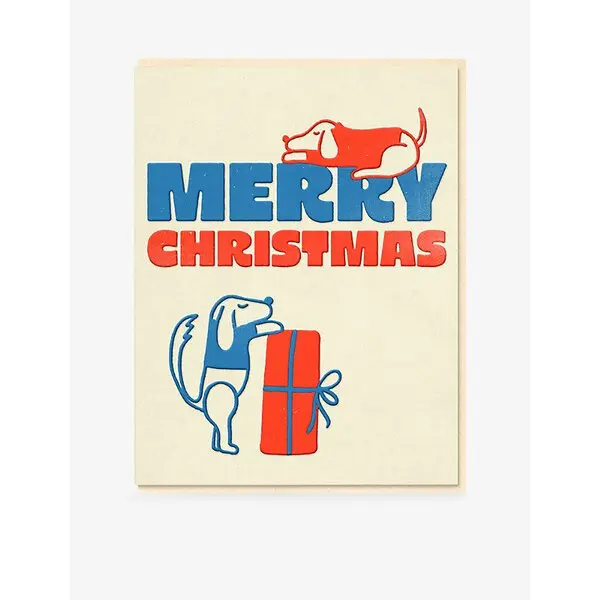 SELFRIDGES EDIT Dogs Christmas Card Box Of Eight