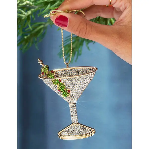 SELFRIDGES EDIT Martini Christmas Decoration