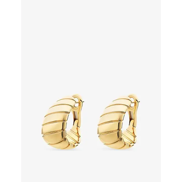 BVLGARI Tubogas 18ct Yellow- Earrings - Gold