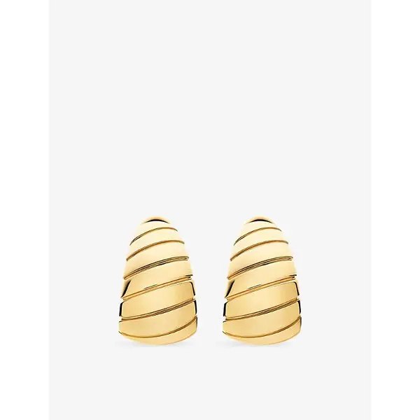 BVLGARI Tubogas 18ct Yellow- Earrings