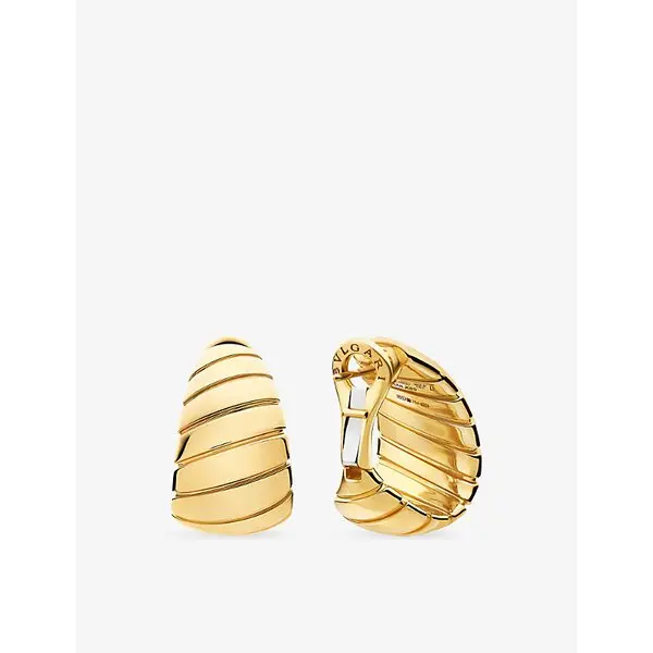 BVLGARI Tubogas 18ct Yellow- Earrings