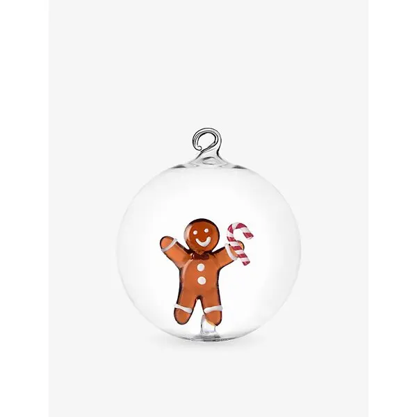 ICHENDORF MILANO Art Gingerbread Ball Glass Christmas Decoration