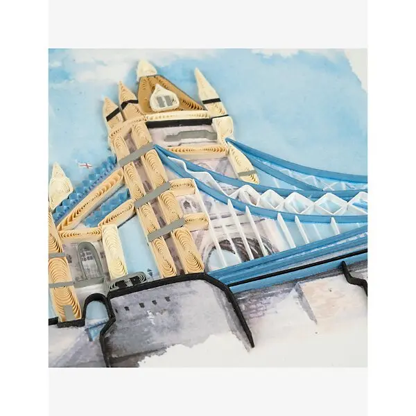 SELFRIDGES EDIT Tower Bridge Quill Christmas Card