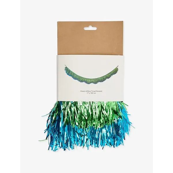 SELFRIDGES EDIT Scalloped Tinsel Christmas Garland