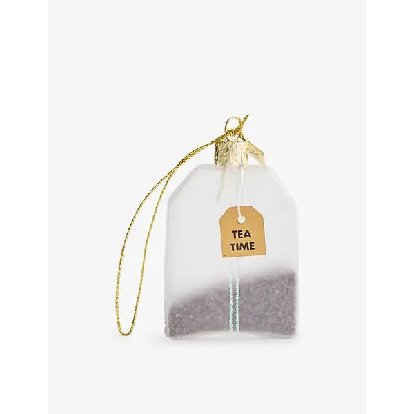 SELFRIDGES EDIT Tea Bag Christmas Decoration 7.5cm