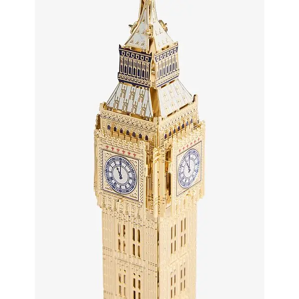 SELFRIDGES EDIT Big Ben 24ct Yellow-gold Plated Brass Christmas Decoration