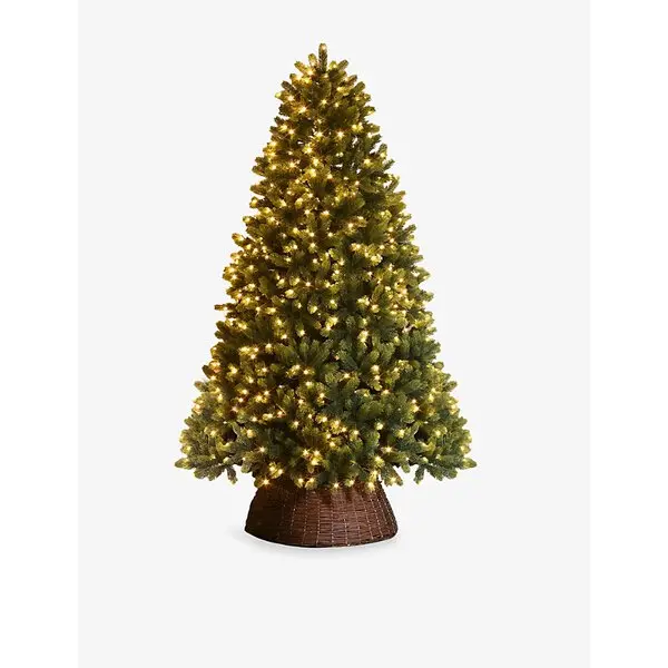 SELFRIDGES EDIT Pre-lit Grampian Pine Artificial Christmas Tree 7ft