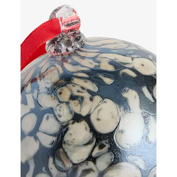 SELFRIDGES EDIT Colourful Round Bauble Glass Christmas Decoration