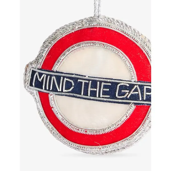 SELFRIDGES EDIT London Underground Mind The Gap Christmas Decoration