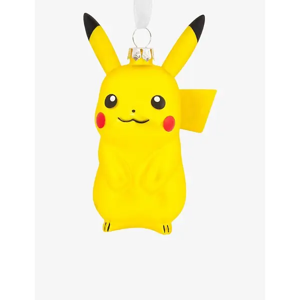 SELFRIDGES EDIT Pokémon Pikachu Glass Christmas Decoration