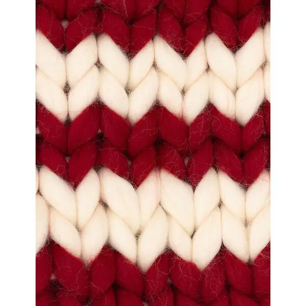LAUREN ASTON DESIGNS Striped Wool Stocking