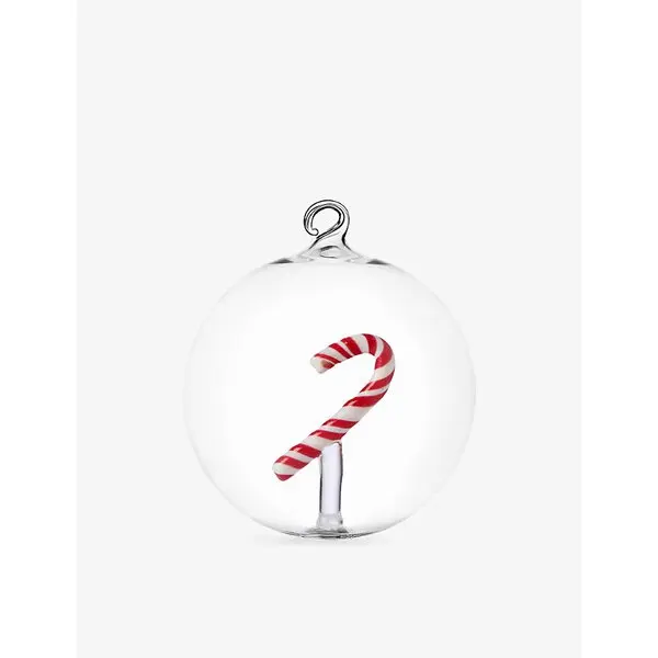 ICHENDORF MILANO Art Alessandra Baldereschi Candy Cane Ball Glass Christmas Decoration - One-color