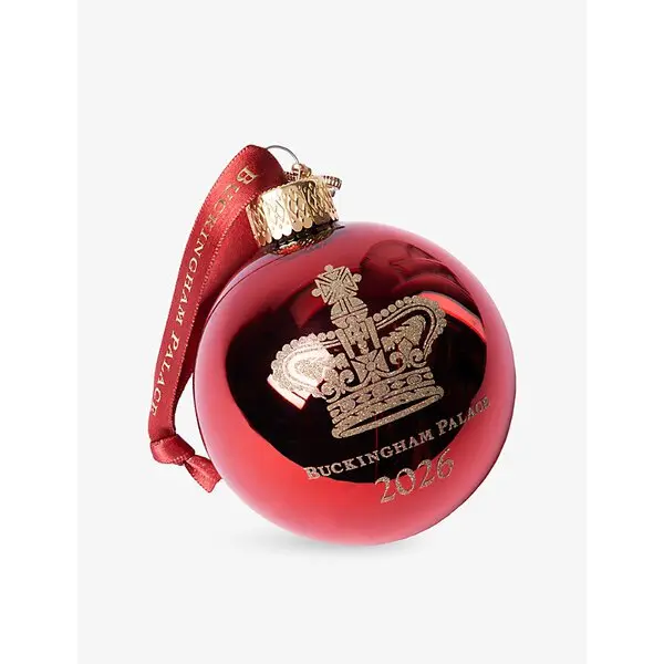 SELFRIDGES EDIT Buckingham Palace Annual 2026 Boxed Glass Christmas Decoration
