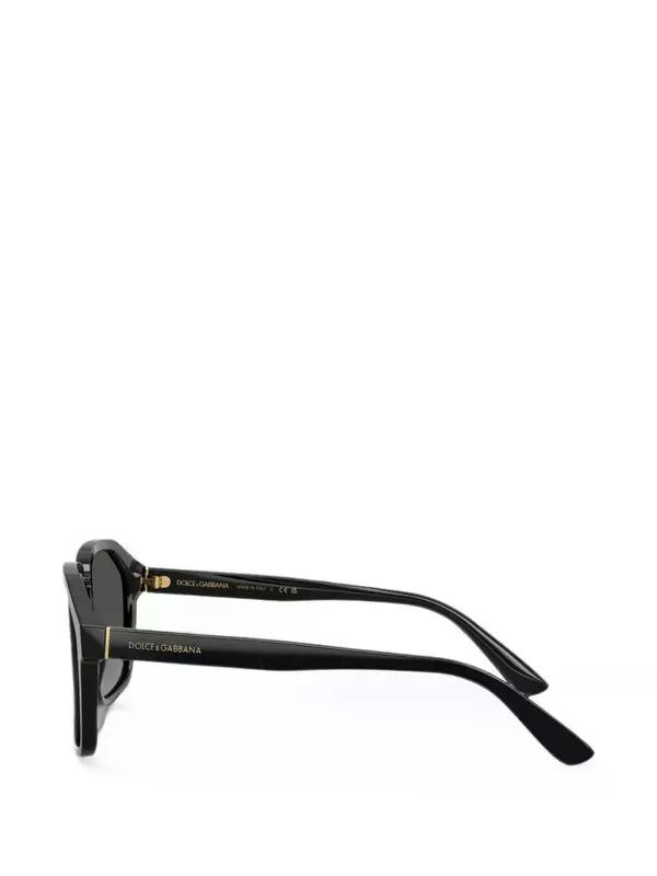 Dolce & Gabbana Double-bridge Pilot Sunglasses